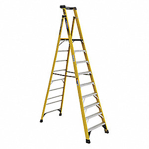 Type IAA Fiberglass Podium Ladder 10 ft. Acme Construction Supply Co. Inc
