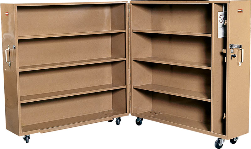 KNAACK 100 CABINET BI-FOLD 65" X 30" X 60" ROLLING CLAM SHELL BOX 60 ...