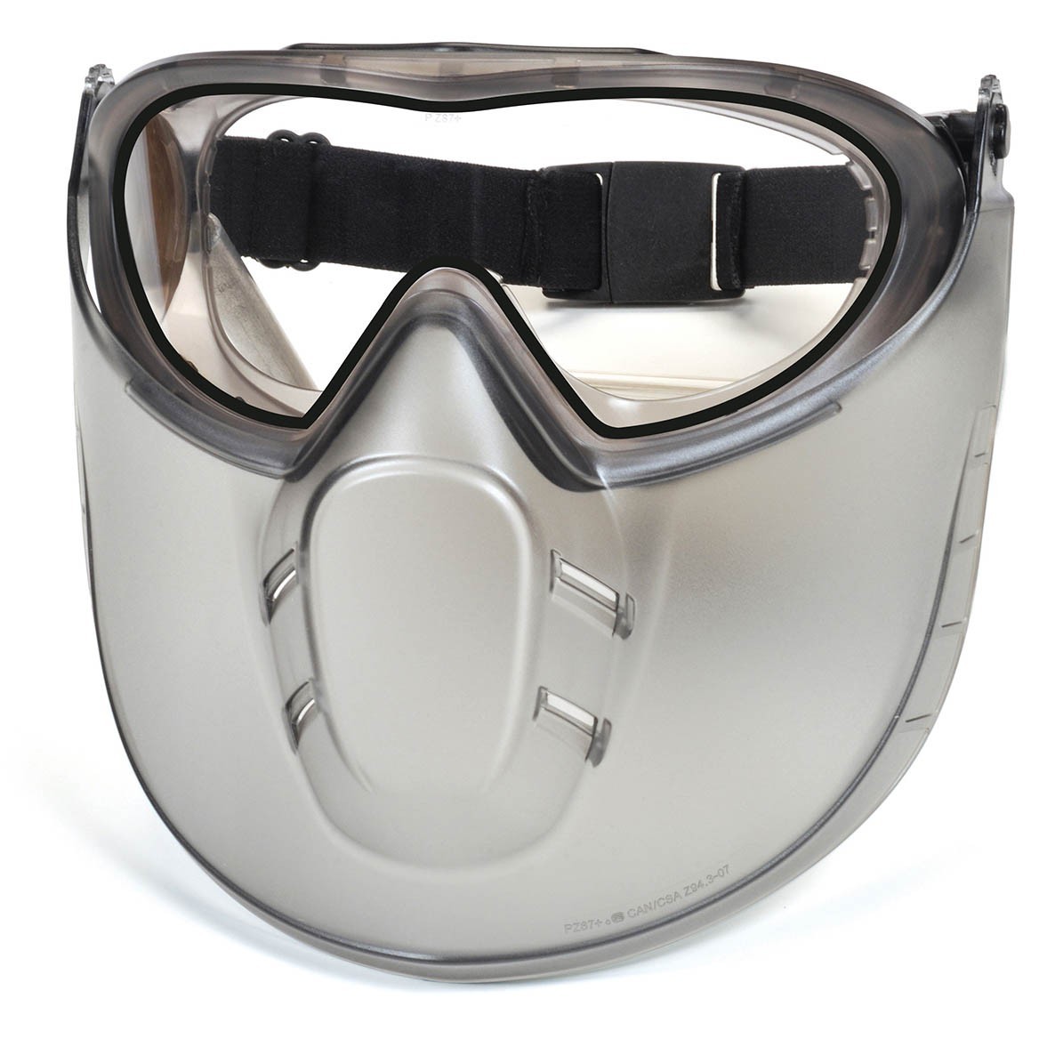 PYRAMEX GG504TSHIELD CLEAR ANTI-FOG GOGGLE WITH GRAY FRAME & FACE ...