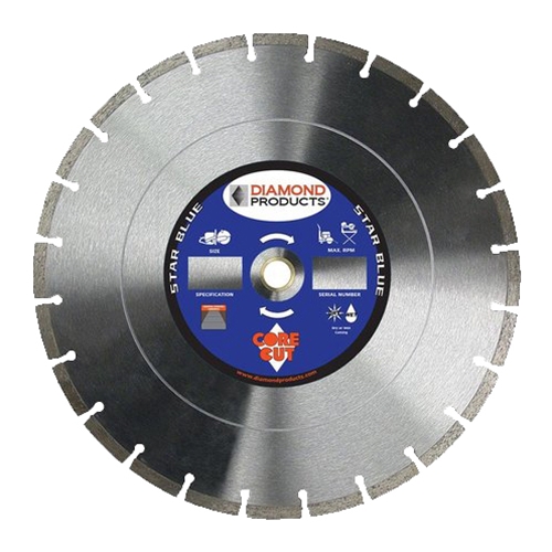 DIAMOND-PRODUCTS 14355 SEGMENTED 14" X .125 X UNIVERSAL DIAMOND STAR ...