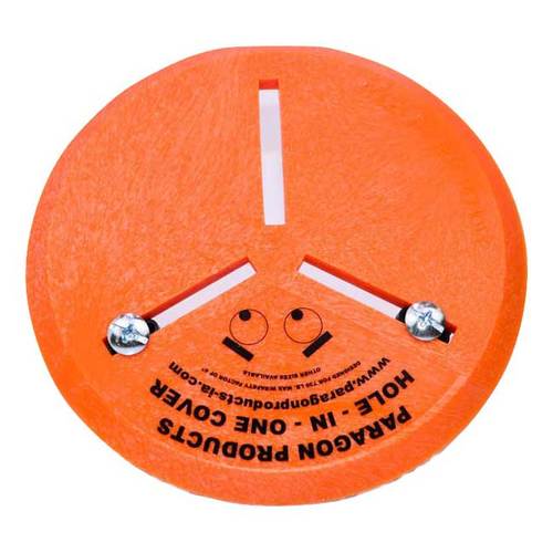PARAGON-PRODUCTS 1202-4491 HOLE-IN-ONE COVERS 7" FOR 2"-5" HOLES COMES ...