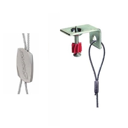 GRIPPLE HF2-C925-10FT STANDARD #2 HANGER 1" SHOT FIRE PIN & CLIP END ...