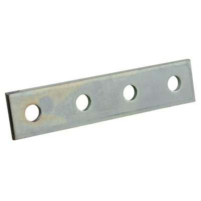 ISC I2023-EG SILVER EG 4-HOLE FLAT SPLICE PLATE STRUT CHANNEL FITTING ...