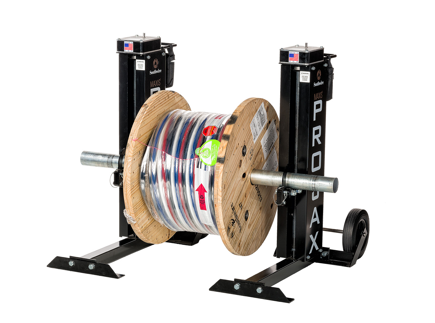 MAXIS MPJ-02 PRO JAX SET 10000 LB. CAPACITY 41" MAX LIFT REEL STANDS ...