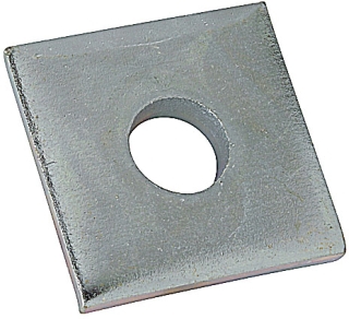 ISC I2004-EG SILVER EG 3/8" SQUARE WASHER FOR STRUT CHANNEL ZINC PLATED ...