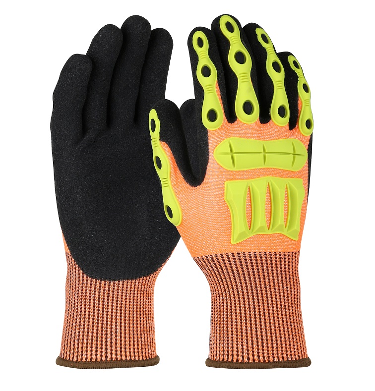 PIP 1CF7006FTPR/XL BOSS BARBARIAN ORANGE HPPE SHELL GLOVES SAFETY ANSI ...