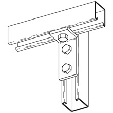 ISC I3024-SS316 SST 3-HOLE 90 DEGREE STRUT ANGLE FITTING TYPE 316 ...
