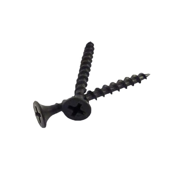 PRO-TWIST NCS300-1 DRYWALL #8 X 3" COARSE THREAD BLACK SCREWS BUGLE ...