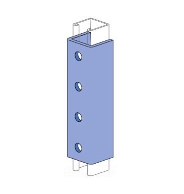 PHOENIX U350000EG SILVER EG 4-HOLE U SHAPE 2-7/16" CHANNEL JOINER ...