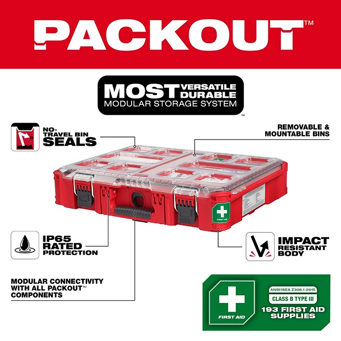 193PC Class B Type III PACKOUT First Aid Kit | Acme Construction Supply ...