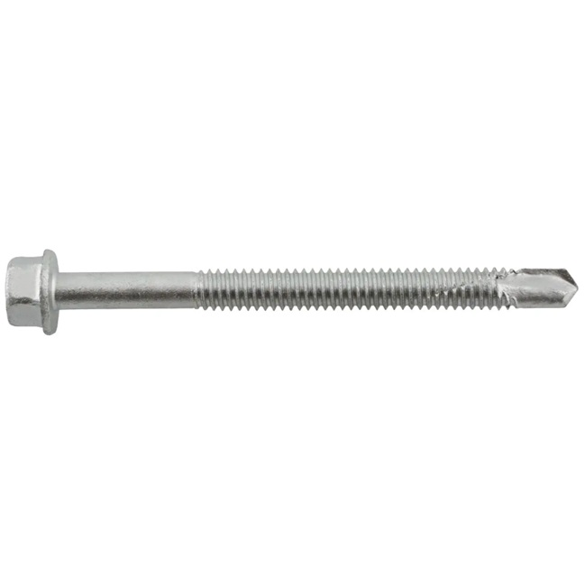 DEWALT DFSEAJ650 SST HWHT 1/4-20 X 3" TEK-3 SCREW 3/8" HEX WASHER HEAD ...