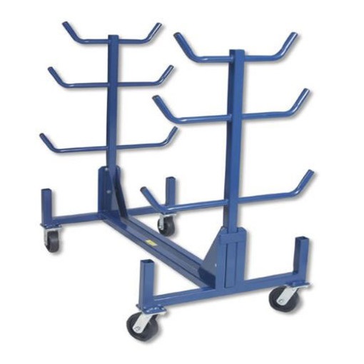 CURRENT 505 CONDUIT / PIPE PRE-FAB RACK CART WITH 2-SWIVEL & 2-FIXED ...