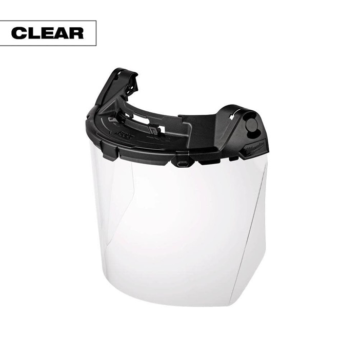 MILWAUKEE 48-73-1460 CLEAR UN-COATED FULL FACE SAFETY SHIELD & BRACKET ...