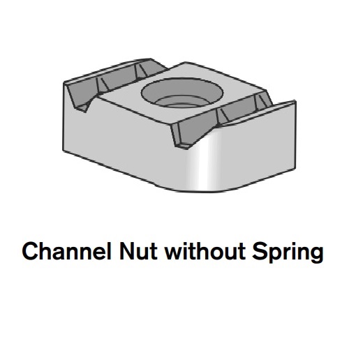 ISC I1136-EG SILVER EG 5/8"-11 SPRINGLESS STRUT NUT NO-SPRING ZINC ...