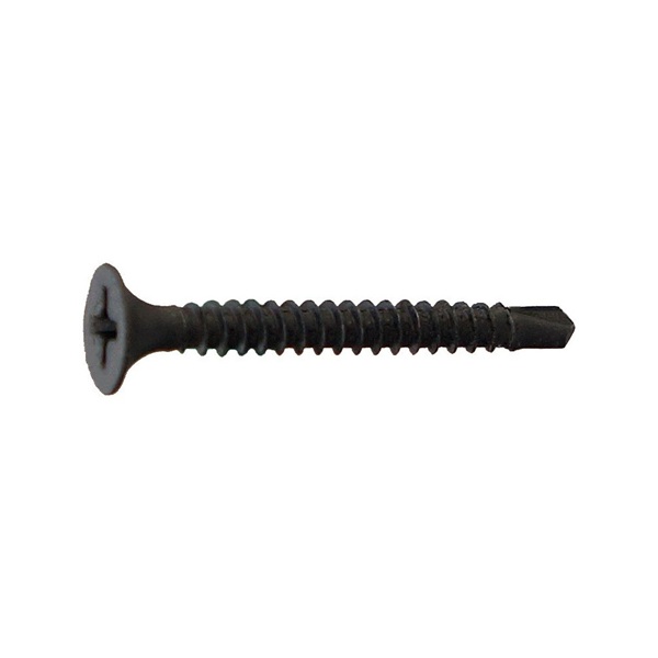 PRO-TWIST NSD1585 6 X 1-5/8" FINE THREAD BLACK PHOSPHATE TEK DRYWALL ...